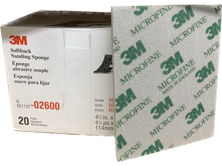 3M Microfine Sanding Sponge (Box Of 20 Pads) - Spray Gun Shop
